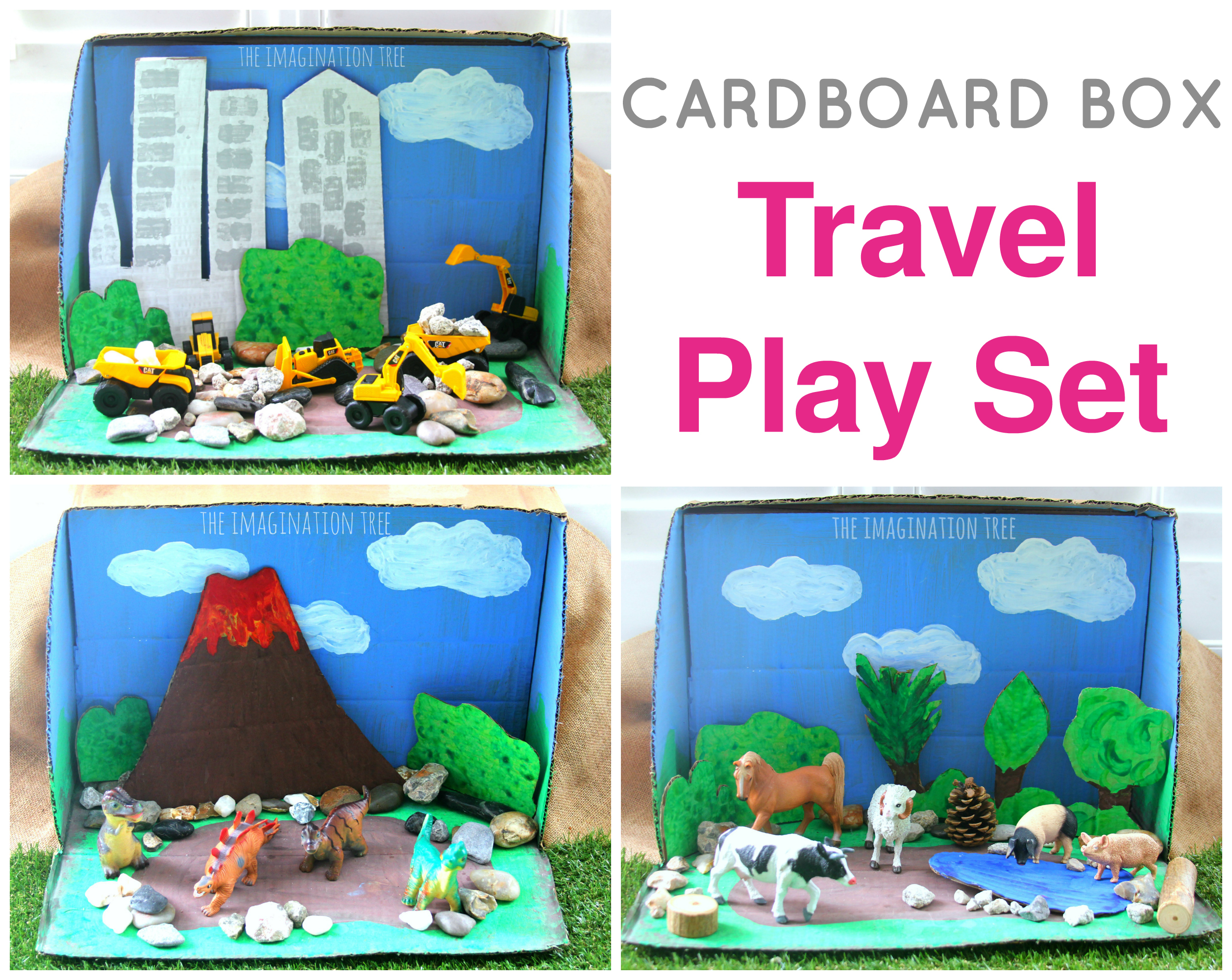 Cardboard Box Small World Play The Imagination Tree Bloglovin 