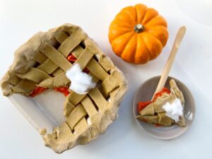 Pumpkin Pie Play Dough Recipe - The Imagination Tree